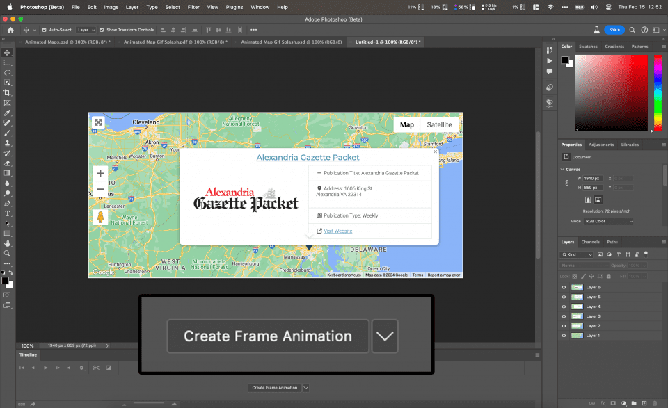 Make Awesome Animated GIFs with Photoshop - Our-Hometown