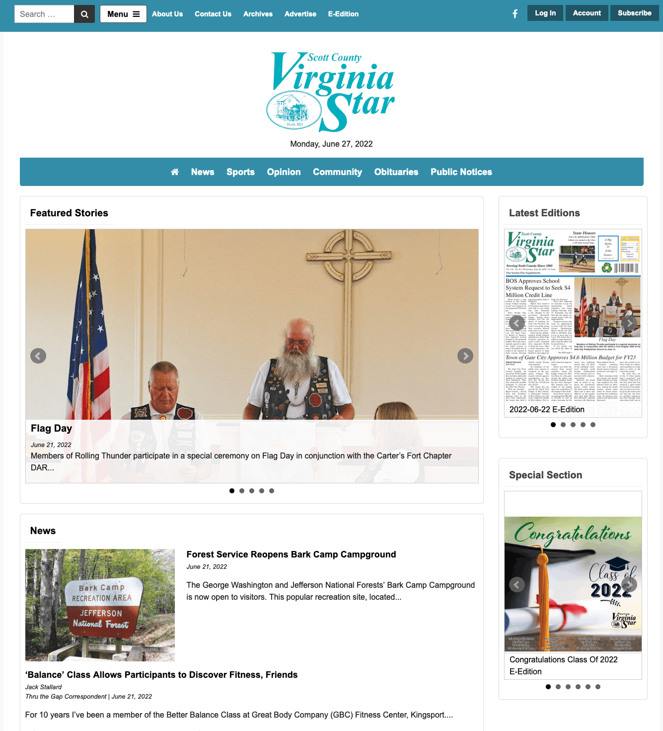 VPA Digital Initiative helps launch Virginia Star’s new website - Our ...