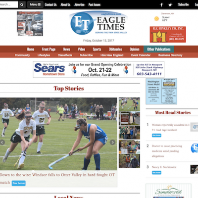 Our Hometown Newspaper CMS & Digital Publishing Platform