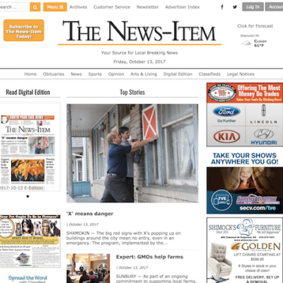 Our Hometown Newspaper CMS & Digital Publishing Platform